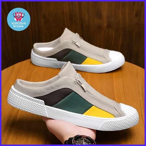 Halfhslippers Pfmens Tvsummerbsthinuebreathablenycanvasp