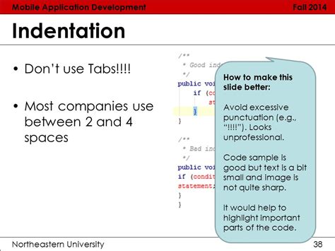 mobile application development fall 2014 northeastern university1 tips