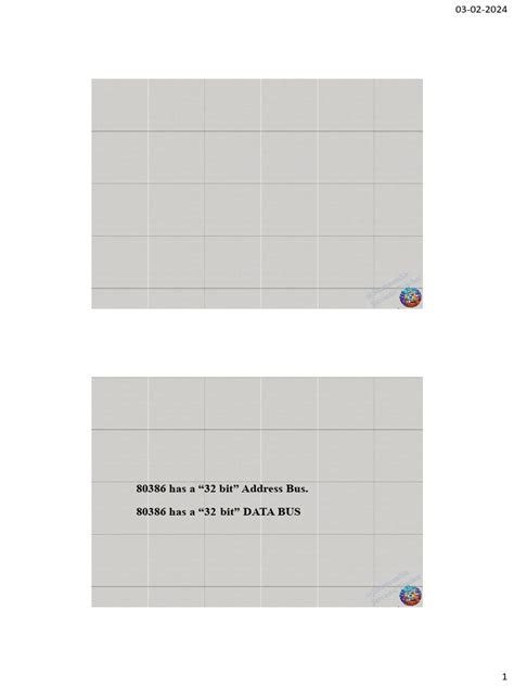 Microprocessor Unit 1 Insem Pdf X86 Architecture Computer