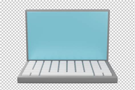 Premium Psd 3d Rendering Laptop Computer Isolated