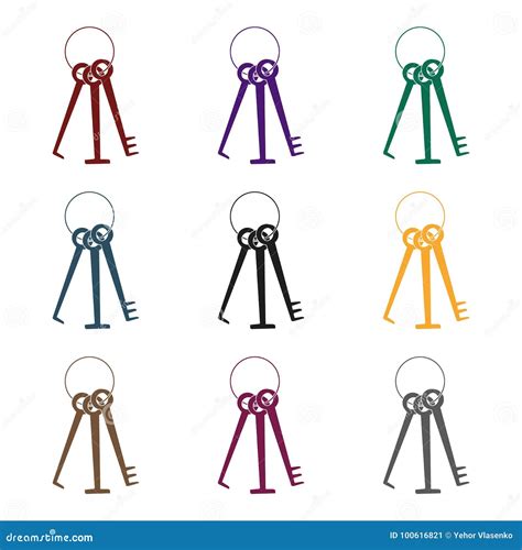 Hacker`s Lockpicks Icon In Cartoon Style Isolated On White Background Hackers And Hacking