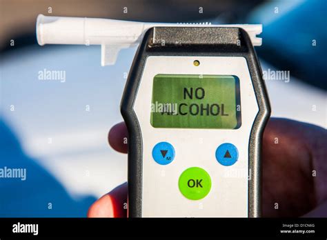 Police Alcohol Testing Device Breath Analyzer Traffic Control