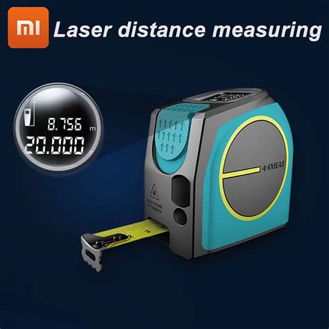 خرید متر لیرزی نمایشگردار شیائومی Mileseey DT10 2in1 Laser Tape