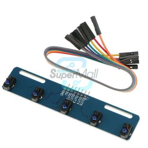 5 Way Tracking Sensor Obstacle Avoidance Infrared Line Sensor Module Tcrt5000l Eur 12 08