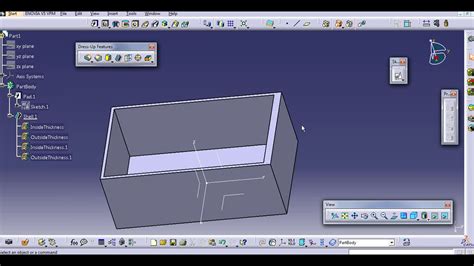 Shell Command Catia V5 Youtube
