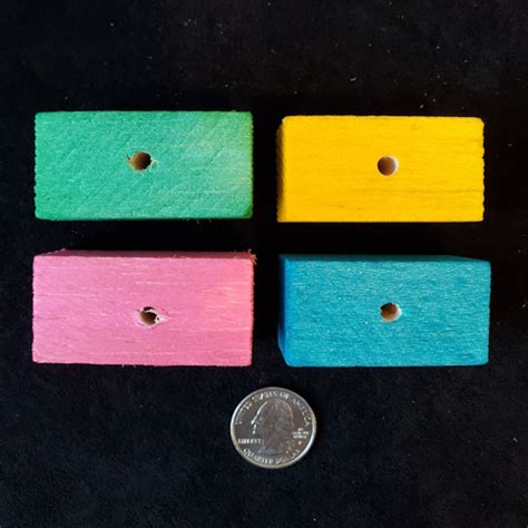 Balsa Wood Squares Parrot Wood Bird Toy Making Parts