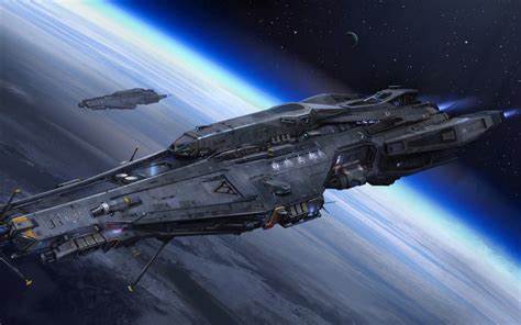 Military Spacecraft Sci Fi
