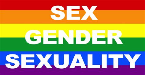 Understanding Sex Gender And Sexuality Cjp