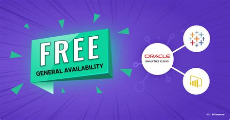 Free Oracle Analytics Cloud Connectors For Power Bitableau