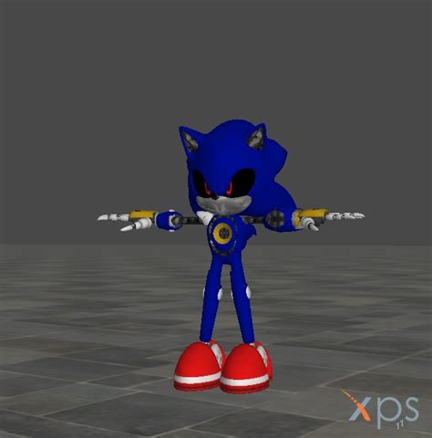 Metal Sonic Prototype Xps Dl By Hybridxero99 On Deviantart