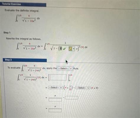 Solved Evaluate The Definite Integral ∫0181−16x24dx Step 1