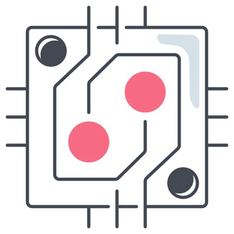 Chip Generic Color Lineal Color Icon