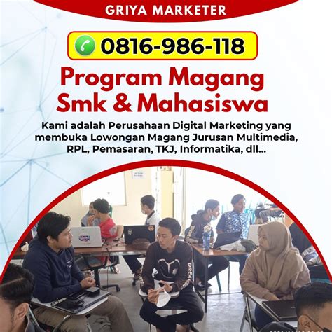 Tempat Magang Smk Dan Mahasiswa Di Malang Pekerjaan Magang And Lainnya