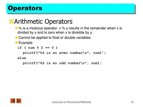 Lectures On Numerical Methods Ppt Download