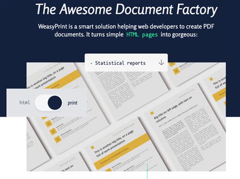 Weasyprint Converts Any Html Webpage Into A Rich Pdf Document