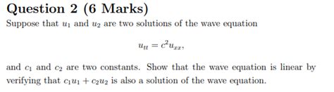 Solved Question Marks Suppose That U And U Are Two Chegg Com
