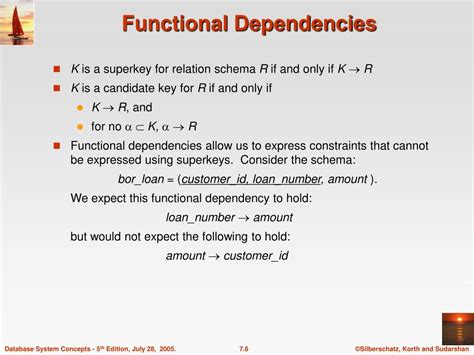Ppt Chapter 7 Relational Database Design Powerpoint Presentation