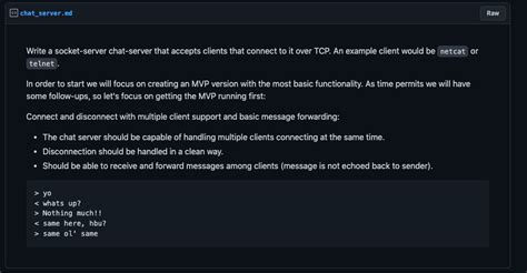Solved Chatservermd Write A Socket Server Chat Server That