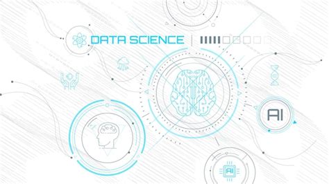 Premium Vector Visualization Of Big Data In Science And Cyberspace