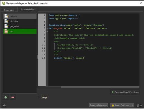 How To Write Custom Functions For Qgis Dror Bogin Posted On The Topic