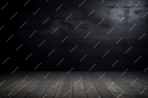 어두운 스튜디오 방 배경 배경 프리미엄 사진