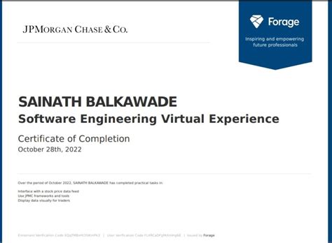 Sainath Balkawade On Linkedin Jpmorganchase Jpmorgan