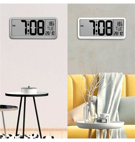 Lcd 대형 무선 탁상 알람 벽걸이 전자 시계 개업 선물 티몬