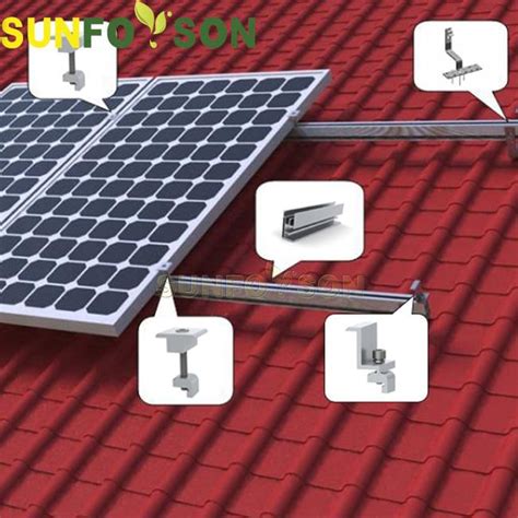 Pv Panel Bracket Solar Mounting Structure For Solar Installation