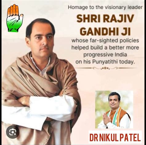 Dr Nikul Patel On Linkedin Bharat Ratna Shri Rajiv Gandhi The Pioneer Of It Revolution Of India