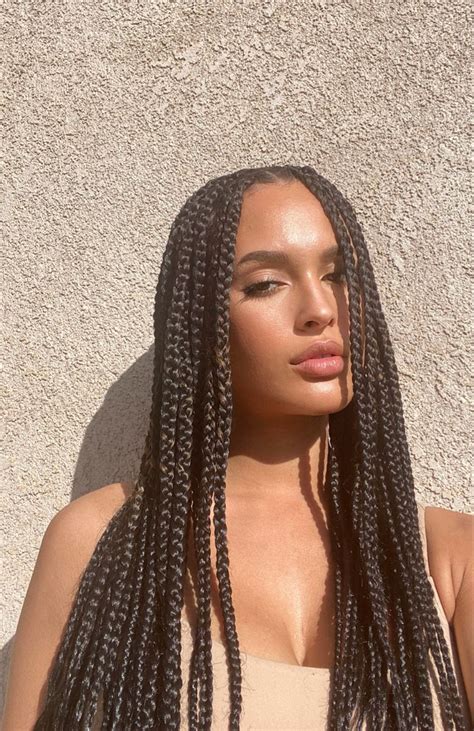 Mixed Girls With Box Braids