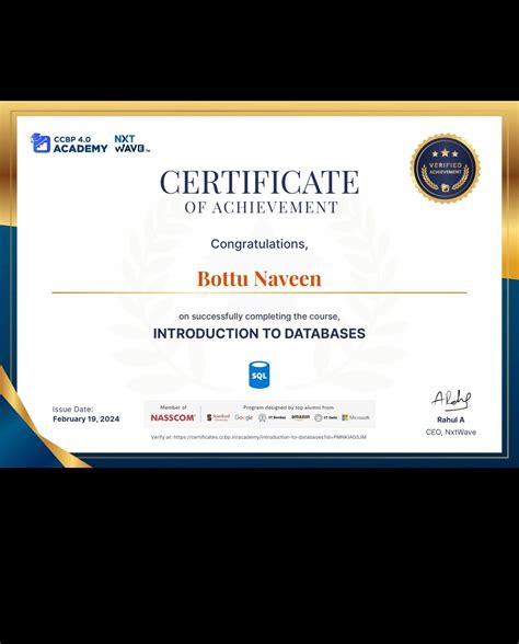 Naveen Bottu On Linkedin Database Nxtwave Learningneverstops
