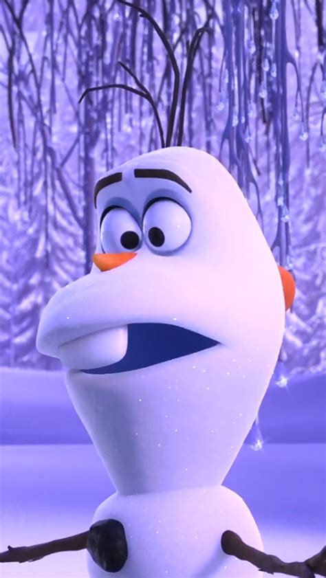 Olaf The Snowman Frozen Wallpaper