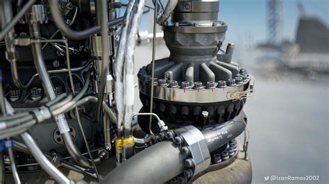 Raptor Engine Sn50 3d Model Cgtrader