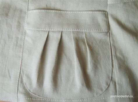 Карман накладной с планкой и защипами Строим лекало кармана. В моем ...