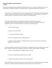 Chapter Binomial Probability Assignment Rtf Binomial Probability Graded Assignment Points