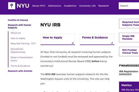 Irb Guidance Support For Teaching And Learning