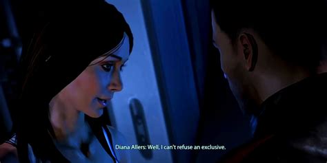 Mass Effect 3 How To Romance Diana Allers