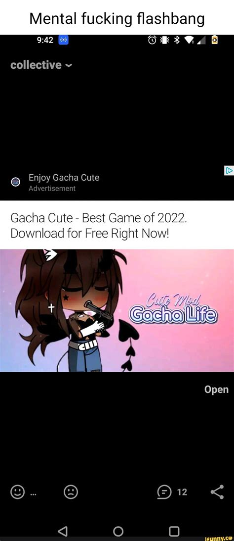 Mental Fucking Flashbang Collective Enjoy Gacha Cute Joy Advertisement