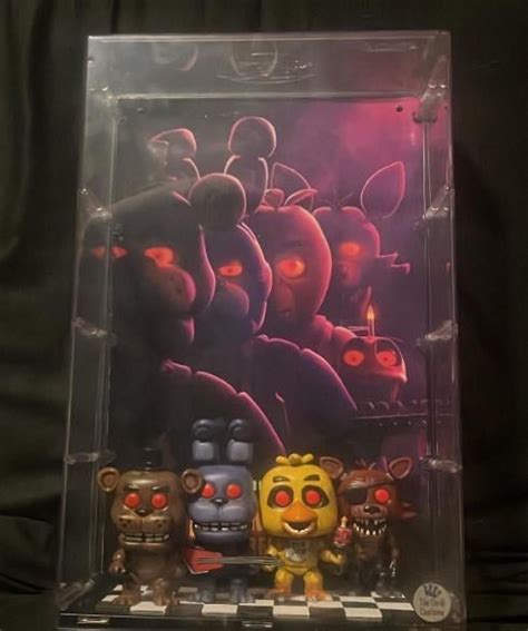 My Custom Fnaf Funko Pop Movie Poster R Fivenightsatfreddys