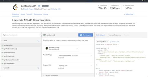 Leetcode Public Apis