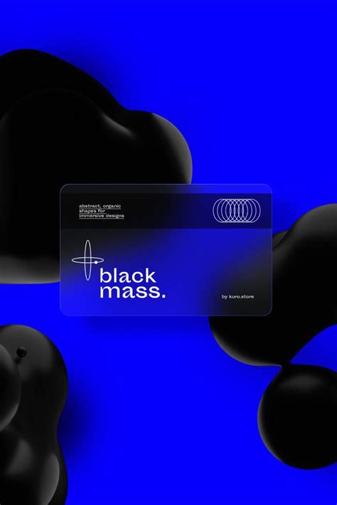 Blackmass Abstract Black Shapes By Kuro Creative Design Agency Graphic Design Business