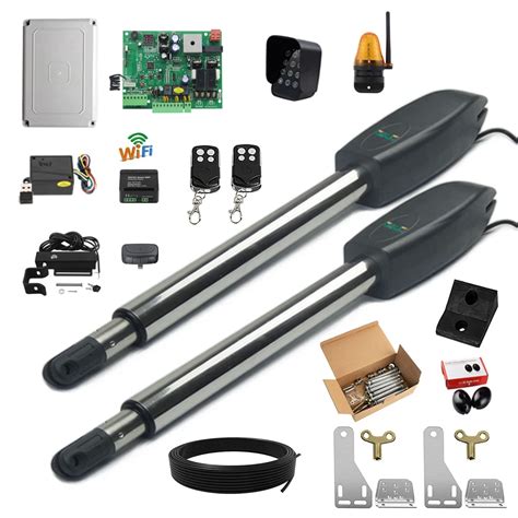 스윙 게이트 용 중부 하용 솔라 듀얼 자동 게이트 오프너 키트 리프 스윙 게이트 당 최대 16 피트 피트 클로저 리니어 오operator엑세스 제어 키트