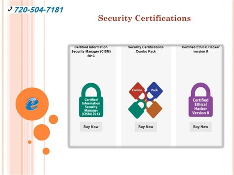 PPT Security Certifications Master Combo Pack PowerPoint Presentation ID 7273794