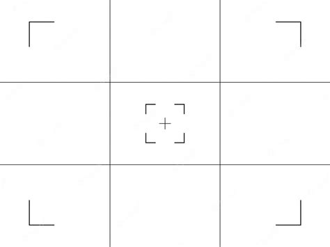 Premium Vector Focusing Screen Of The Camera Viewfinder Based Vector Template Of Viewfinder