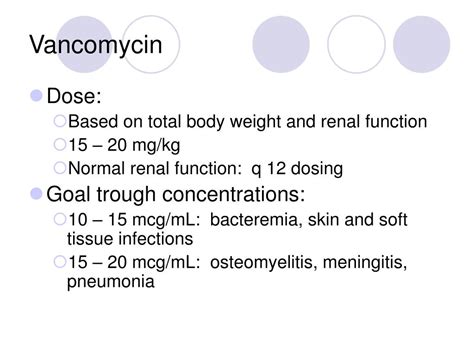 Vancomycin Trough