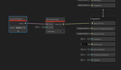 Shadergraph Hd Scene Color Node Displaying All White Unity Engine