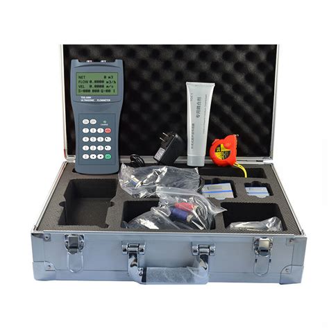 Ultrasonic Water Meter Flow Sensor Digital Display Water Petroleum Chemical Flow Meter Portable