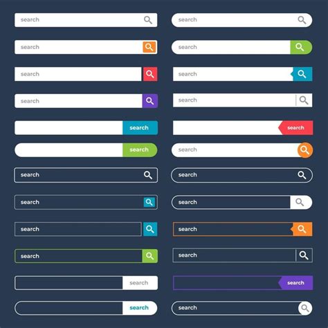 Download Search Bar Element For Free Template Design Vector
