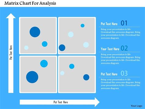 Matrix Chart For Analysis Flat Powerpoint Design Powerpoint Presentation Sample Example Of
