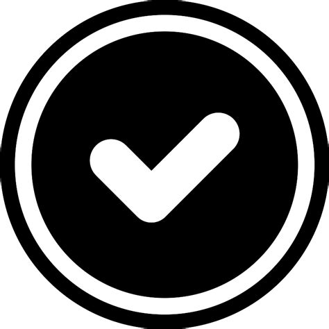Check Circular Button Vector Svg Icon Svg Repo